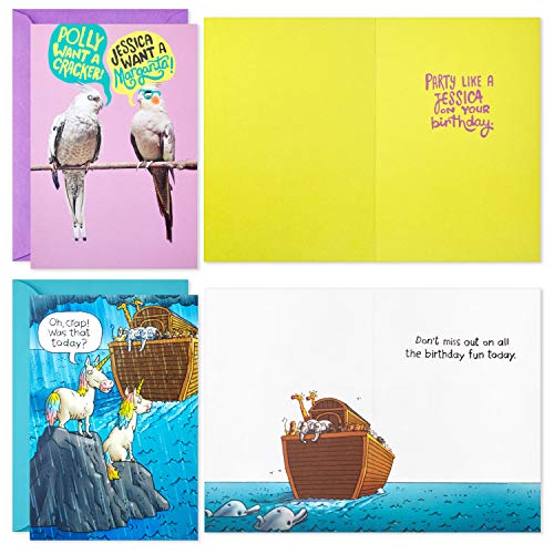 Hallmark Shoebox Funny Birthday Cards Assortment (8 Cards with ...