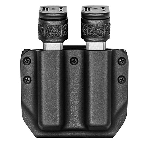Amberide KYDEX Double OWB Universal Magazine Holster | Mag Carrier | Compatible with 9mm/.40 ...
