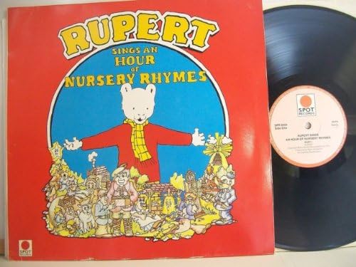 RUPERT SINGS AN HOUR OF NURSERY RHYMES VINYL LP RUPERT BEAR 1072 ...