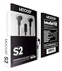 Classic Earbuds with Microphone, Anti Tangle Cord & L-Shaped Headphone ...