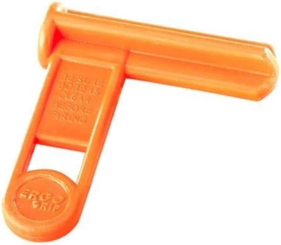 Ergo SHOTGUN BREECH CHAMBER SAFETY FLAG - EMPTY INDICATOR - ORANGE - 12 ...