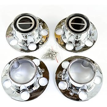Amazon.com: BB Auto Set of 4 New Black Wheel Hub Center Caps ...
