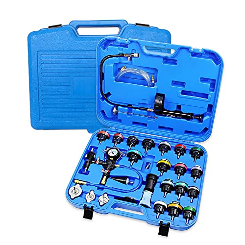 Radiator Pressure Tester, 28 Pieces Cooling System Pressure Tester ...