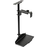 Amazon.com: AIMEZO Under Desk Mount CPU Holder 360° Swivel Solid Steel ...