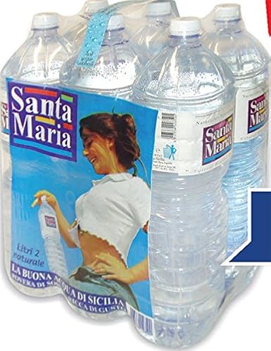 Acqua Santa Maria naturale lt. 2 x 6 bottiglie: Amazon.it: Alimentari e ...