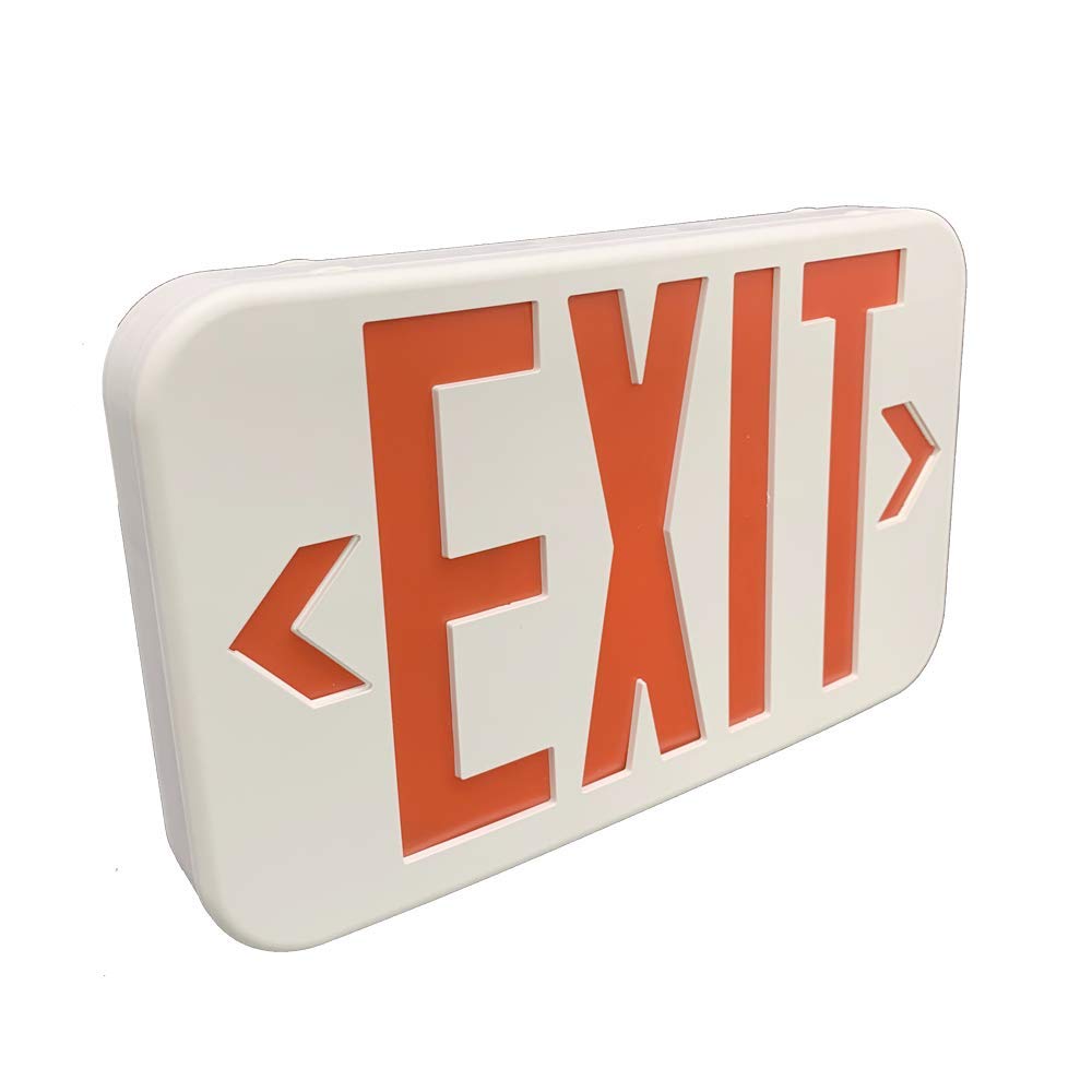Mua Amazon Basics LED Emergency Exit Sign, UL Certified, 2-Pack, Double ...