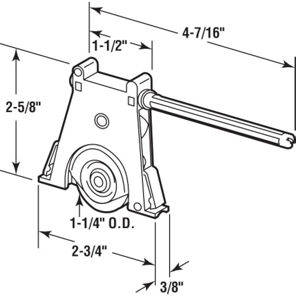 Slide-Co 113728 Screen Door Tension Spring, Side Adjustable, Andersen ...
