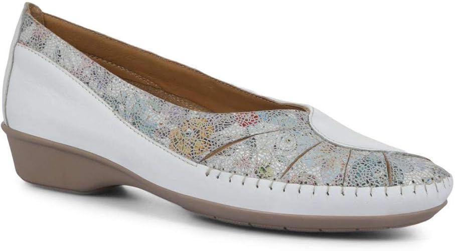 Pavers Wide Fit Casual Pump with Contrasting Overlay 146 493: Amazon.co ...