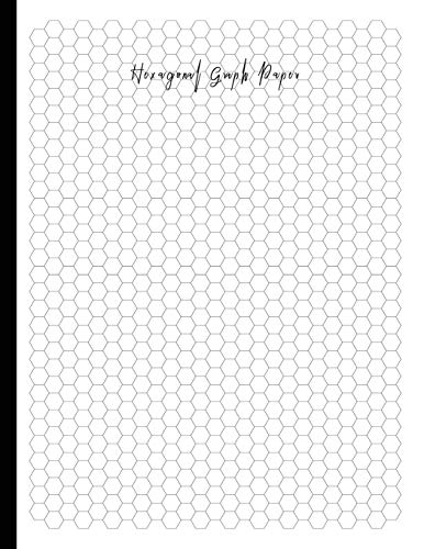 Hexagonal Graph Paper: Hexagon Paper (Small) 0.2 Inches Hexes Radius ...