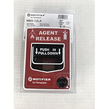 Notifier NBG-12LO Dual Action Pull Station for Outdoor Use, Red ...