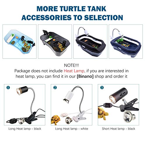 BINANO Reptile Habitat Turtle Habitat Turtle Tank Aquarium Prevent From 
