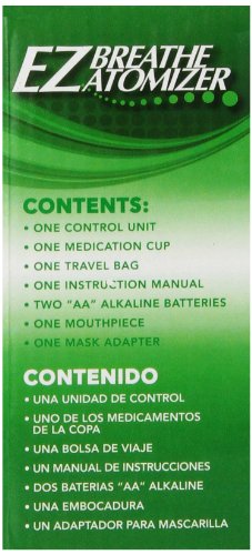 EZ Breathe Atomizer Asthma-Inhalers, Model # EZ-100