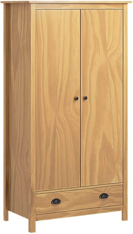 pedkit Garde-Robe à 2 Portes Armoire Chambre Hill Range Marron Miel ...