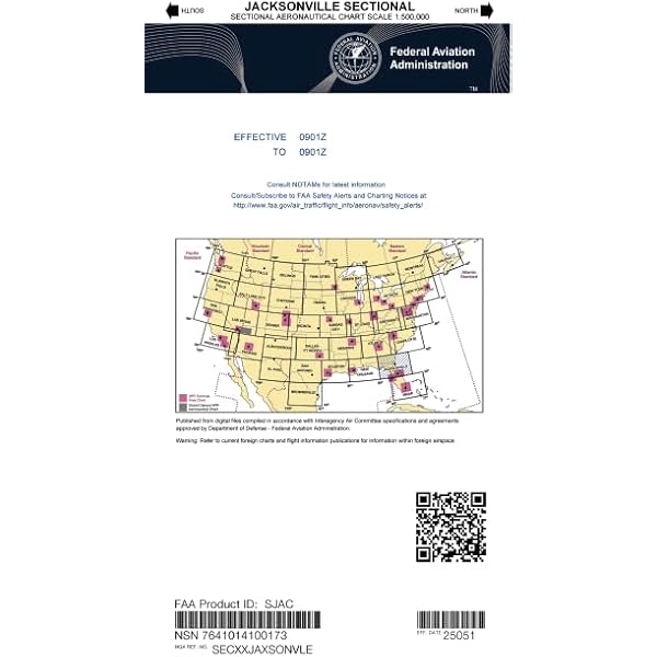 Los Angeles Vfr Sectional FAA VFR Sectional Chart - Jacksonville SJAC ...