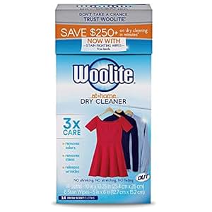 Amazon.com: Woolite Dry Cleaner's Secret Dry Cleaning Cloths, 14-Count ...