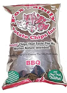 Amazon.com: Fox Family Potato Chips, 7oz, Made in Maine - Gluten Free (BBQ)