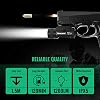 Gmconn 1200 Lumens Rail Mounted Compact Pistol Light LED Strobe ...