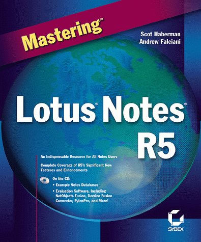 Amazon.com: Mastering Lotus Notes R5: 0025211221853: Haberman, Scot ...