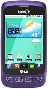 Amazon.com: Lg Optimus S Android 2.2 Sprint Phone Purple : Cell Phones ...