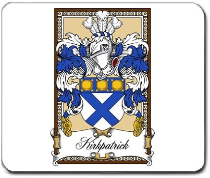 Amazon.com : Kirkpatrick Family Crest Coat of Arms Mouse Pad : Office ...