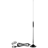 Amazon.com: Bingfu CB Antenna 27MHz CB Radio Antenna Magnetic Base Handheld CB Antenna PL259 ...