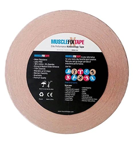 Beige Kinesiology Tape Uncut Roll - Bulk Jumbo Clinical Size Recovery ...