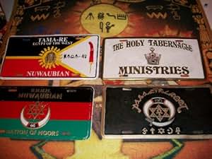 Amazon.com: NUWAUBIAN Moorish License Plates Malachi York: Automotive