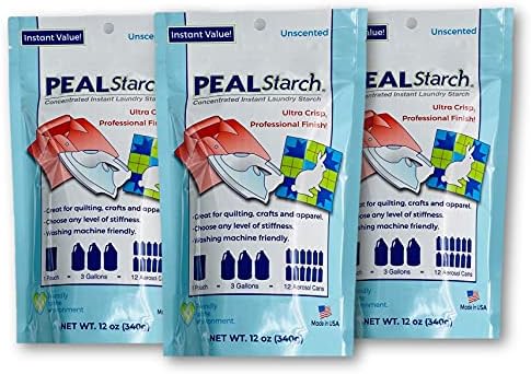 Liquid Starch Concentrate - Peal Starch 12oz Pouch - Instant Mix Powder ...