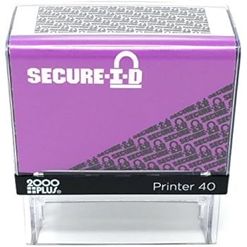 Amazon.com : SECURE ID, Identity Theft Security Stamp - Block Out Your ...