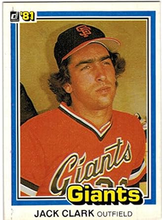Amazon.com: 1981 Donruss San Francisco Giants Team Set with Jack Clark ...