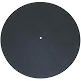 Amazon.com: Genuine Leather Turntable Platter Mat - Red : Electronics
