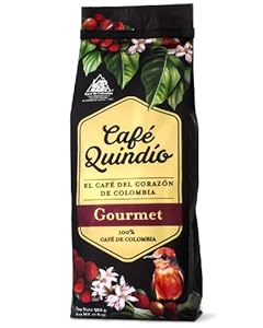Café Quindio 100% Colombian Gourmet Ground Coffee, 500g Pack.: Amazon ...