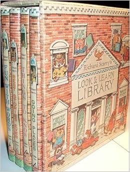 Richard Scarry's Look & Learn Library 4 Volumes: Richard Scarry: Amazon ...