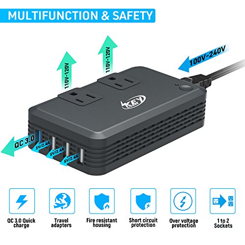 15 Best Selling Voltage Converters For Overseas Travel | Widest