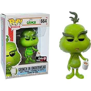Amazon.com: Funko Pop Books Santa Grinch Collectible Vinyl Figure ...