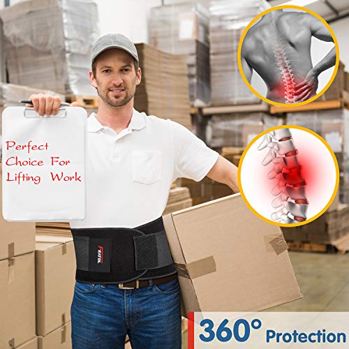 FEATOL Back Brace for Lower Back Pain, Back Support Belt for Women ...