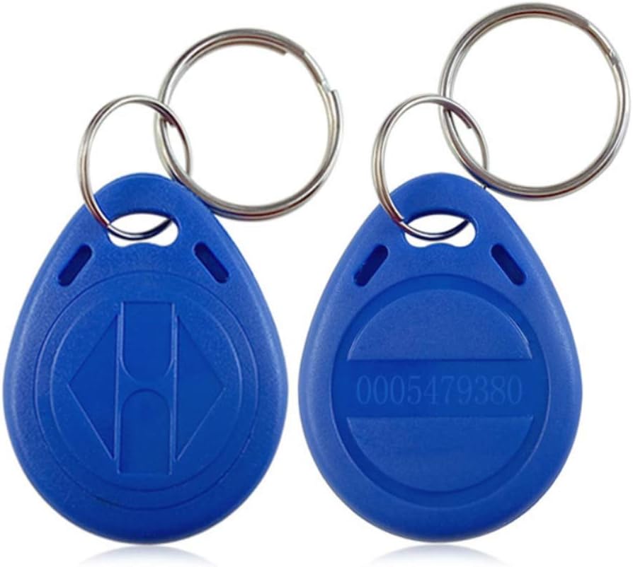 AMAO 100Pack 125Khz RFID Writable Keychains Proximity Em ID Card T5577 ...