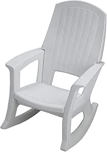 Amazon.com: Semco Plastics Rockaway Heavy Duty Resin Outdoor Rocking ...