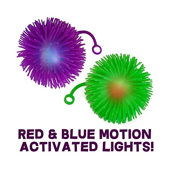 Set of 6 Jumbo 5" Light Up Puffer Ball Yo-Yos by Pudgy Pedro's Party ...