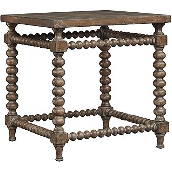 Amazon.com: Uttermost 24346 Samuelle Wooden End Table, Brown: Matthew ...