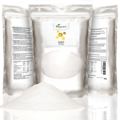 MSM 1 kg Powder pure and highly dosed | 99.9% methylsulfonylmethane ...