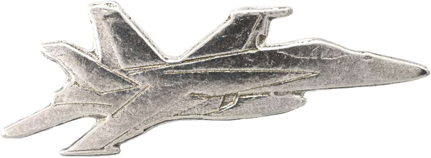 Fighter Jet Pewter Pin, A232: Amazon.co.uk: Jewellery