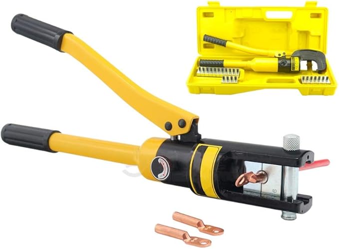 Hydraulic Crimping Tool Kit Electric Cable Wire 10-400mm Ratchet ...