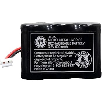 Amazon.com: GE 3.6V 600mAh Cordless Phone Battery: Electronics