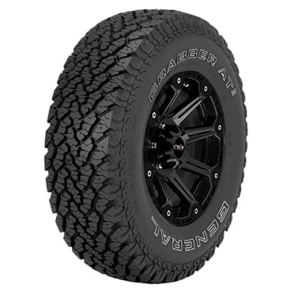 Amazon.com: LT265/70R18 General Grabber AT2 All Terrain 10 Ply E Load ...