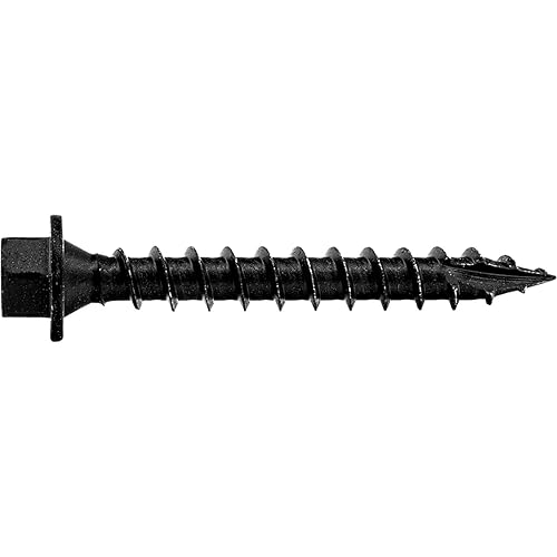 #14 X 2" Heavy Duty Black Timber/Log/Landscaping Wood Screws - Exterior ...