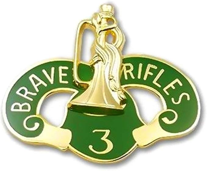 Amazon.com: US Army 3rd Cavalry Regiment Brave Rifles DUI Unit Crest ...