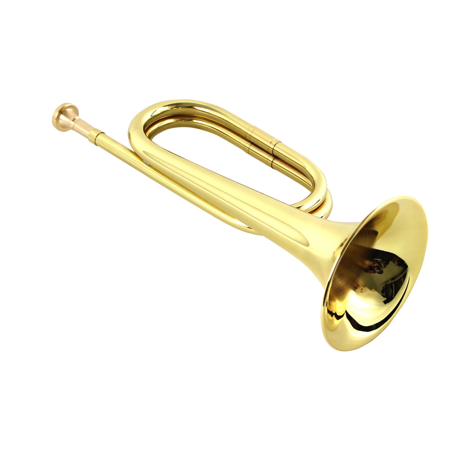 Military Emergency Bugle Cavalry Trumpet Brass Blowing Old Style Copper ...