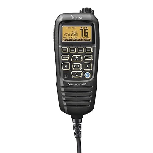 ICOM IC-HM-195B Command Mic IV for M424 VHF, Black in Oman | Whizz ...
