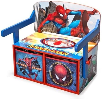 Marvel Spiderman Convertible Bench Desk: Amazon.co.uk: Kitchen & Home